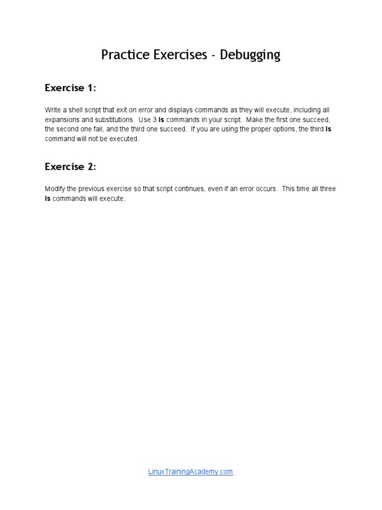 PracticeExercises Debugging | PDF
