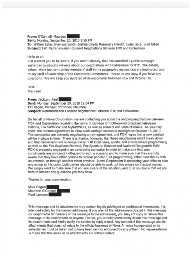 Responsive Document - CREW: FCC: Regarding Influence Over FCC Regulation of News Corp.: 8/15 ...