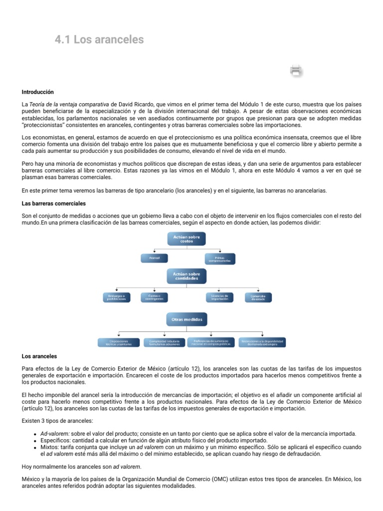 Tema 4.1 Los Aranceles - Introducción Al Comercio Exterior - Instituto ...