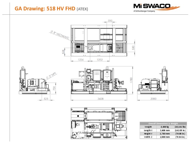 518 HV FHD - GA Drawing - Rev01 | PDF
