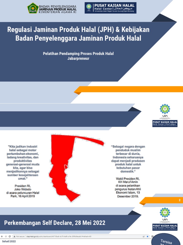 Regulasi Dan Kebijakan JPH | PDF