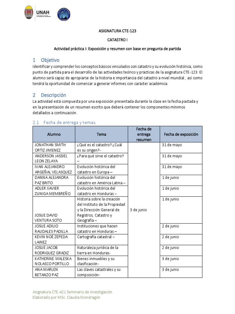 Actividad Práctica 1. Unidad 1 | PDF | Bibliografía