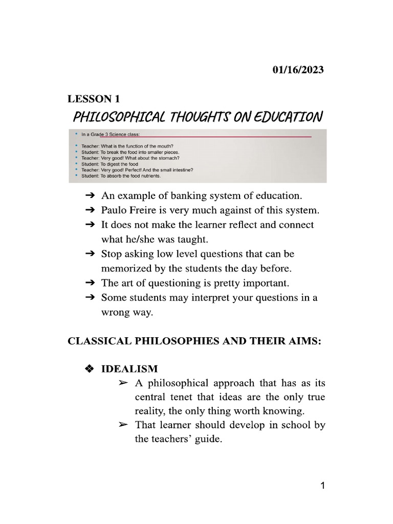 Educ 3 01 - 16 | PDF