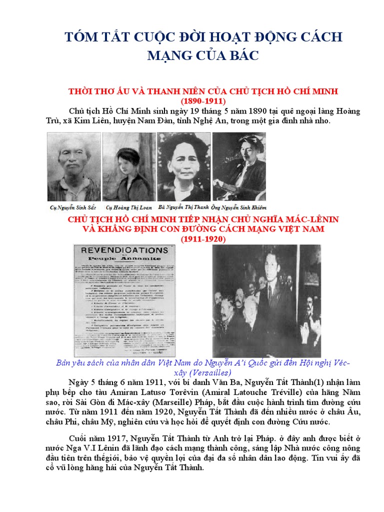 Cuoc Doi Bac Ho 84201921 | PDF