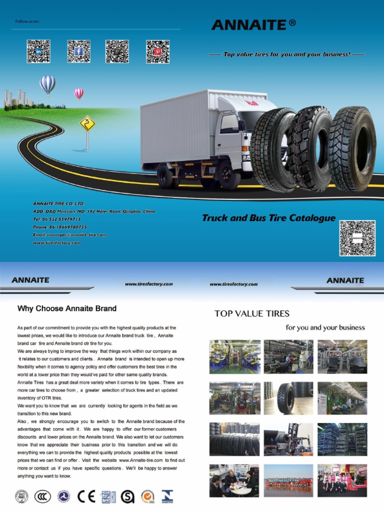 Annaite TBR Tire Catalogue | PDF