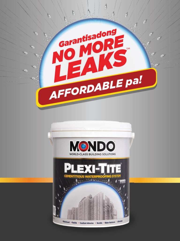 Mondo Plexi-Tite Brochure | PDF | Acrylic Paint | Building Engineering