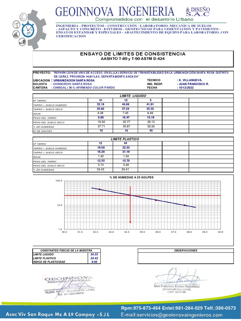 Cantera Chingal Limites (M-1) Afirmado Color Pardo | PDF