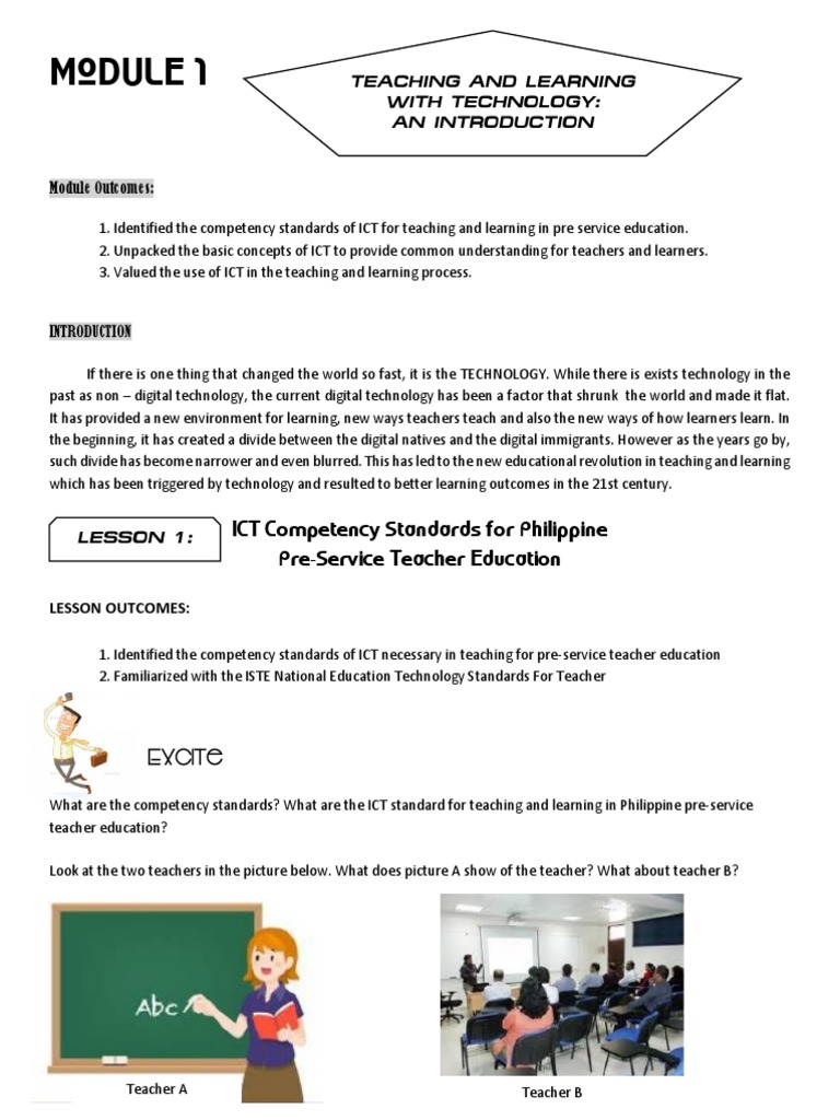 Module 1 Week 1. Prof. Ed 7 | PDF | Educational Technology | Teachers