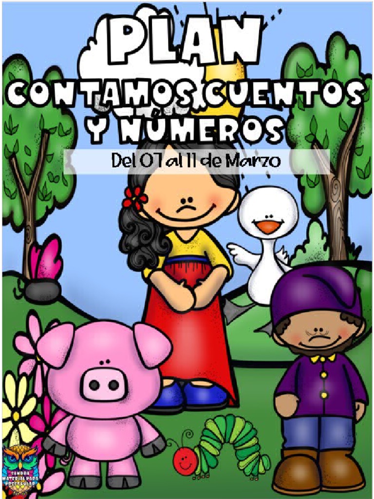 26 Plan Contando Cuentos y Numeros-1 | PDF | Educación de la primera infancia | Cognición