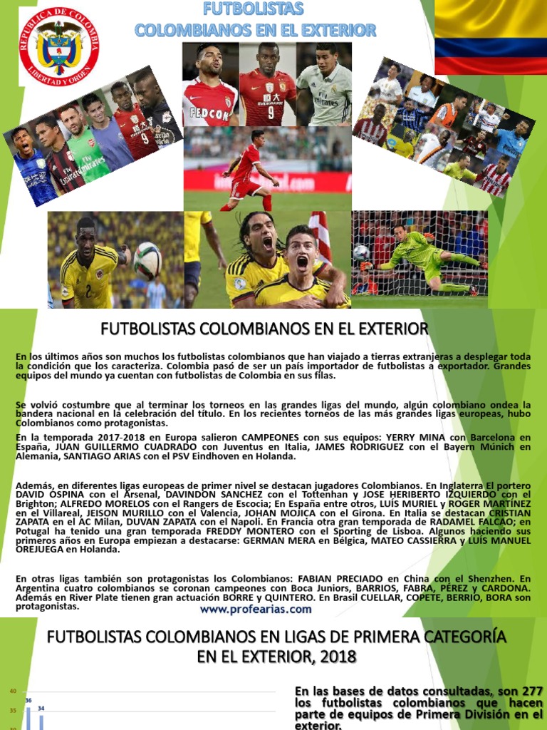 Colombianos en El Exterior | PDF | Colombia | Asociación de Futbol