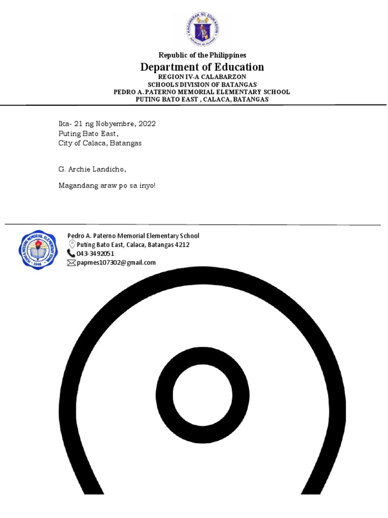 BSP and GSP Letter To Sponsors | PDF