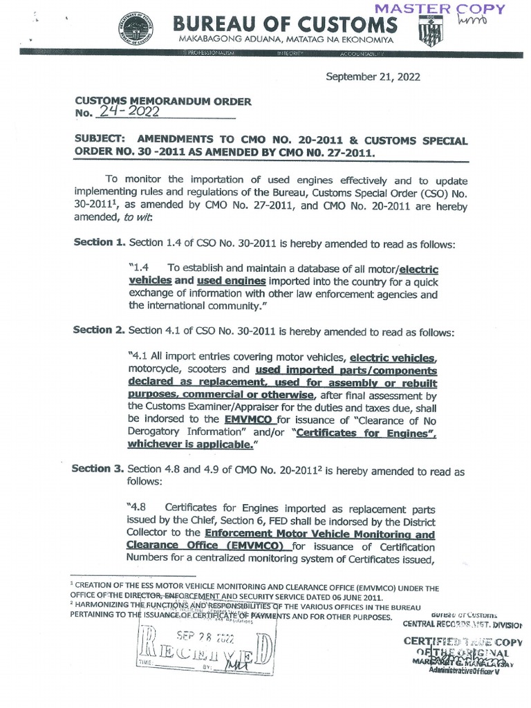 2022 Cmo 24 2022 | PDF