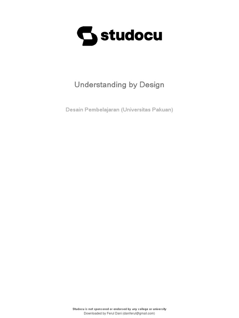 Understanding by Design | PDF