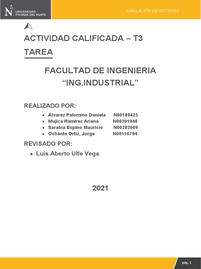 Avance Word t3 Simulacion | PDF | Simulación | Aprendizaje