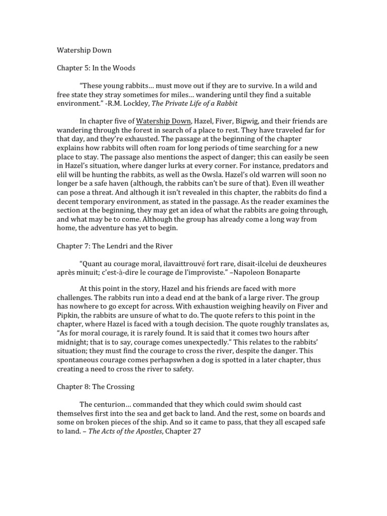 Watership Down | PDF