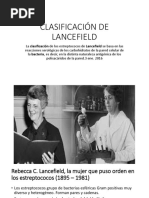 Clasificación de Lancefield | PDF | Estreptococo | Especialidades Medicas