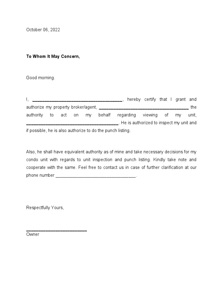 Viewing of Unit Authorization | PDF