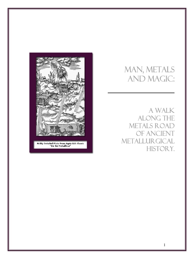 Ancient Metallurgy and Magic | PDF | Smelting | Metals