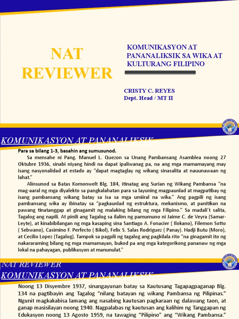 Nat Reviewer KP | PDF