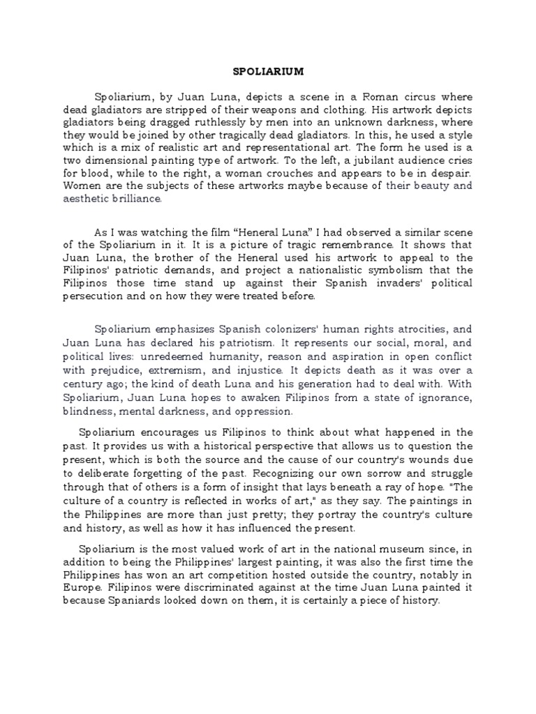 SPOLIARIUM | PDF | Aesthetics