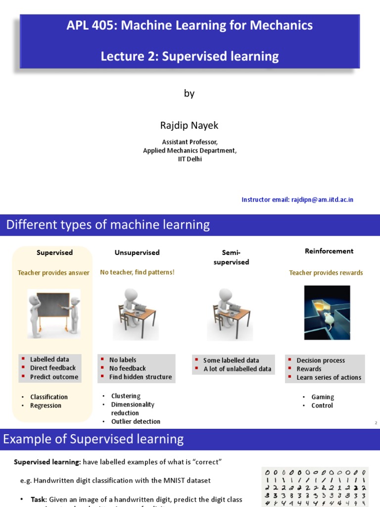 Lecture 2 | PDF | Machine Learning | Categorical Variable