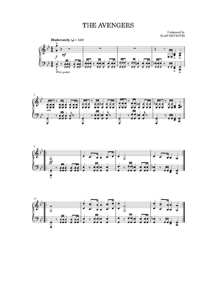 The Avengers Theme | PDF