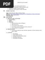 GMRC Grade 5 Values Education Plan | PDF | Lesson Plan | Empathy