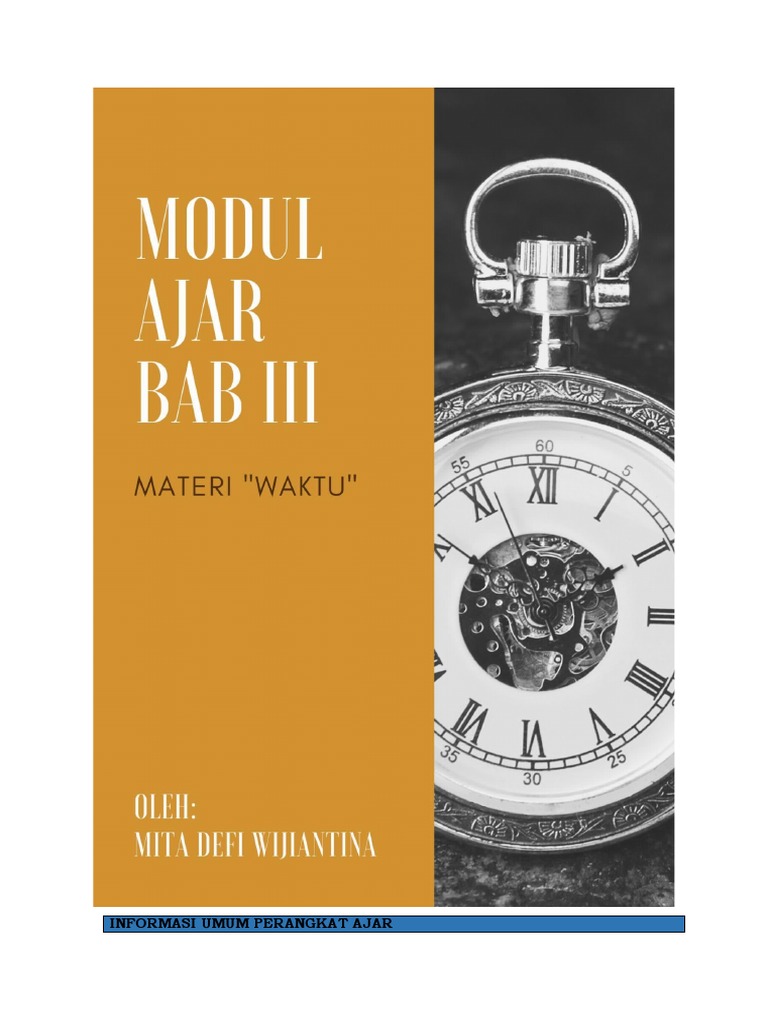 Modul Ajar 1 - Mita Defi Wijiantina | PDF