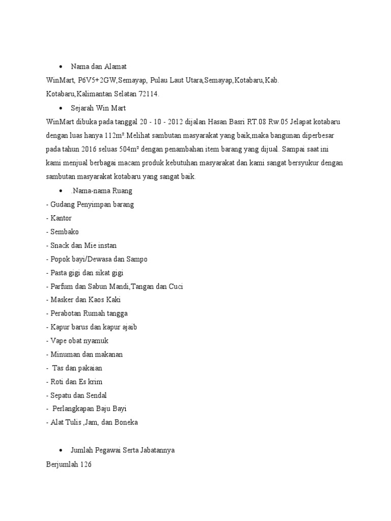 Laporan Amang Ucup | PDF | Bisnis