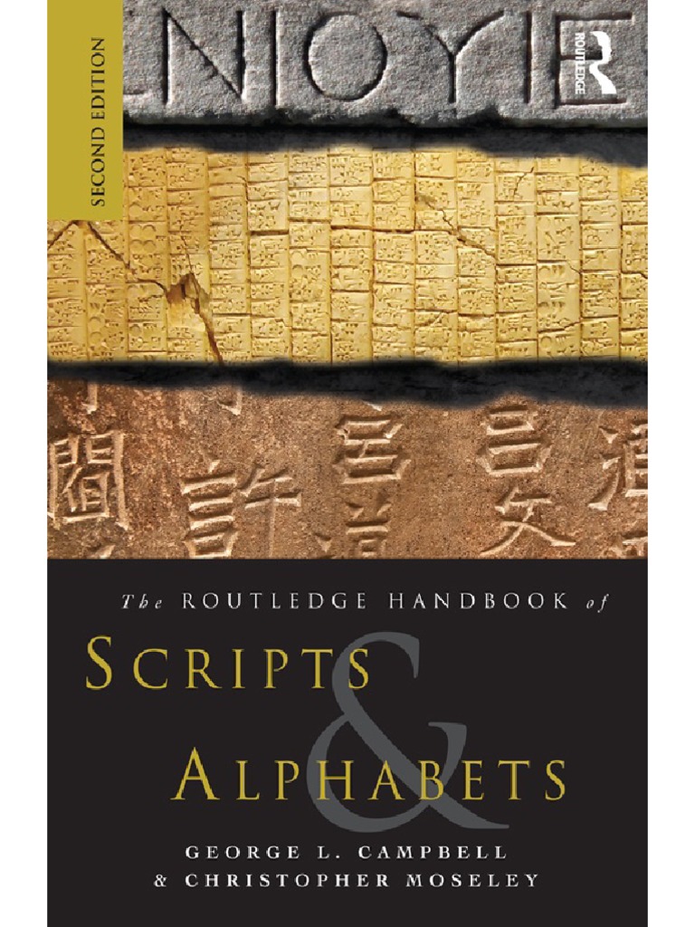 The Routledge Handbook of Scripts and Alphabets | PDF | Runes | Alphabet