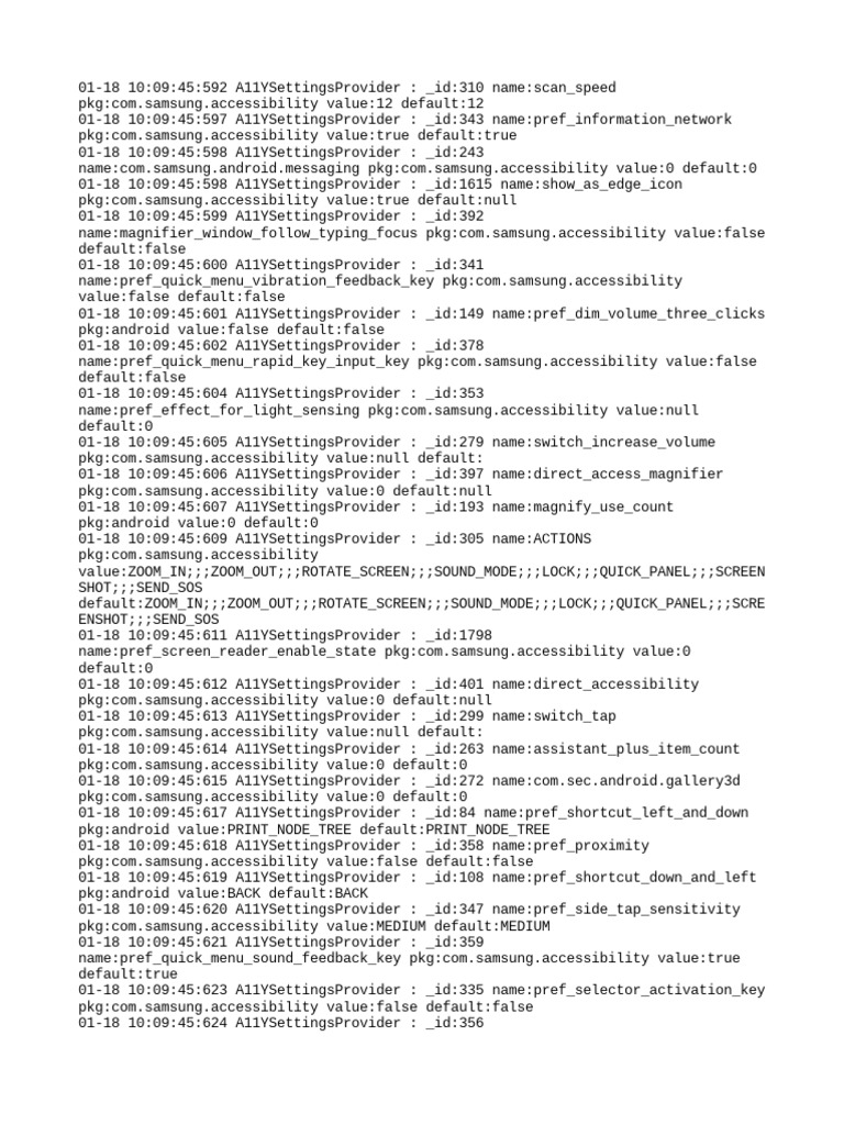 A11yprovider Log | PDF | Operating System Families | System Software