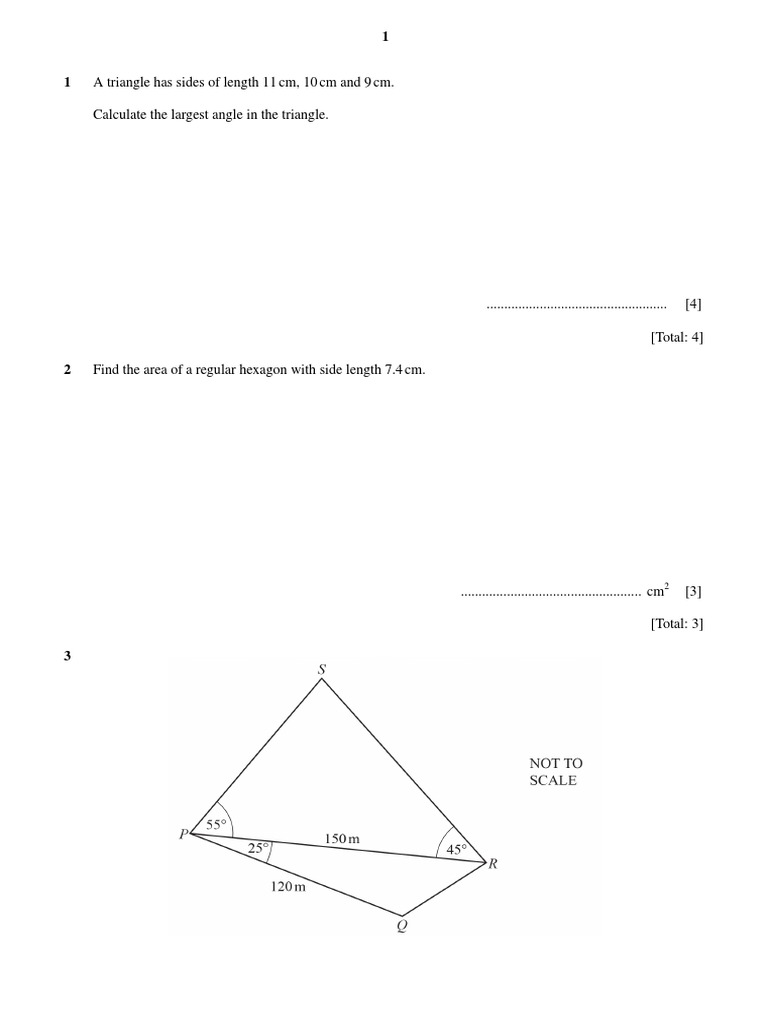 Trigonometry 2 | PDF | Triangle | Convex Geometry