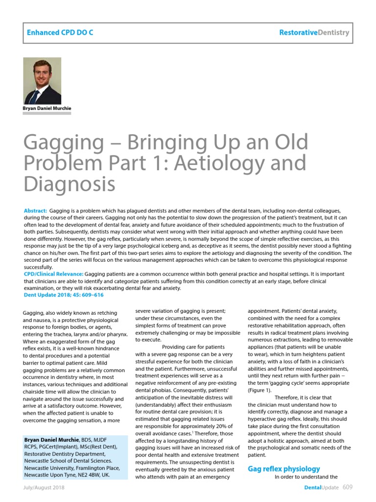 Gagging Part 1 | PDF | Classical Conditioning | Medicine