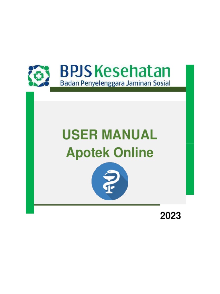 User Manual Apotek - Faskes - 230201 - 203520 | PDF | Bisnis | Pengelolaan Keuangan & Uang