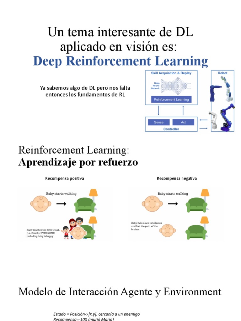 Aprendizaje Por Refuerzo Tradicional y Profundo (Reinforcement Learning ...