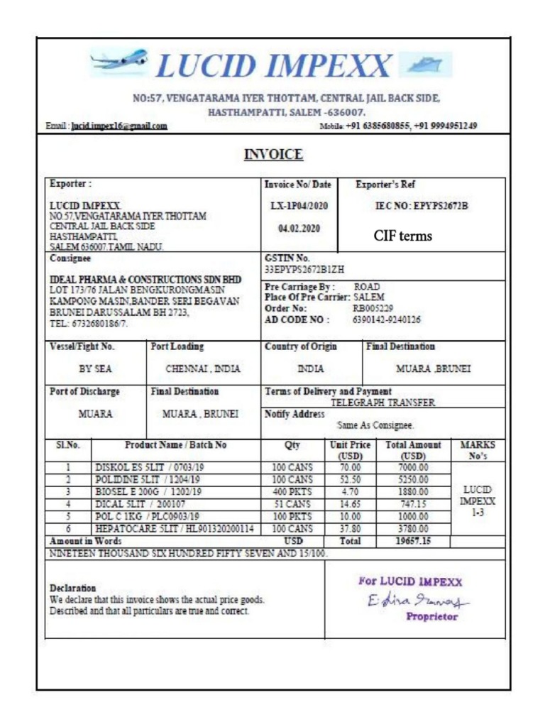 Revised Invoice | PDF