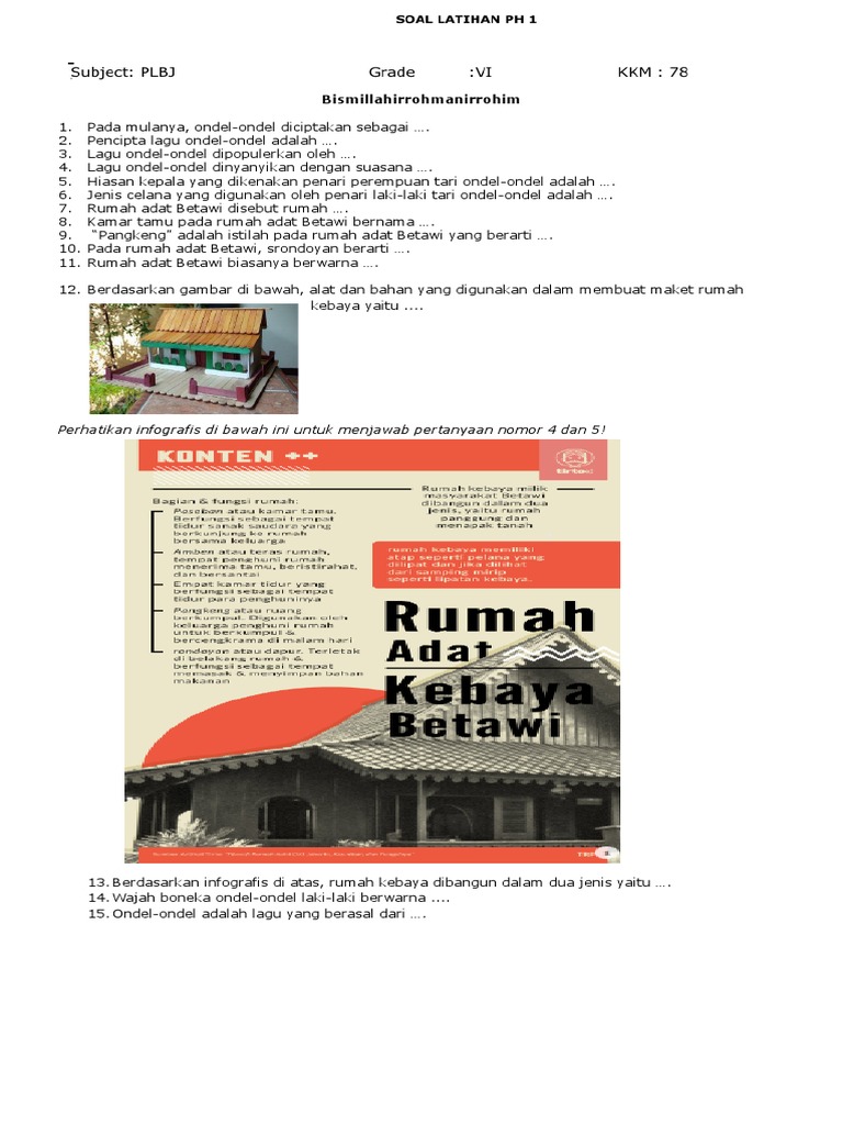 LAtihan PLBJ PH1 | PDF