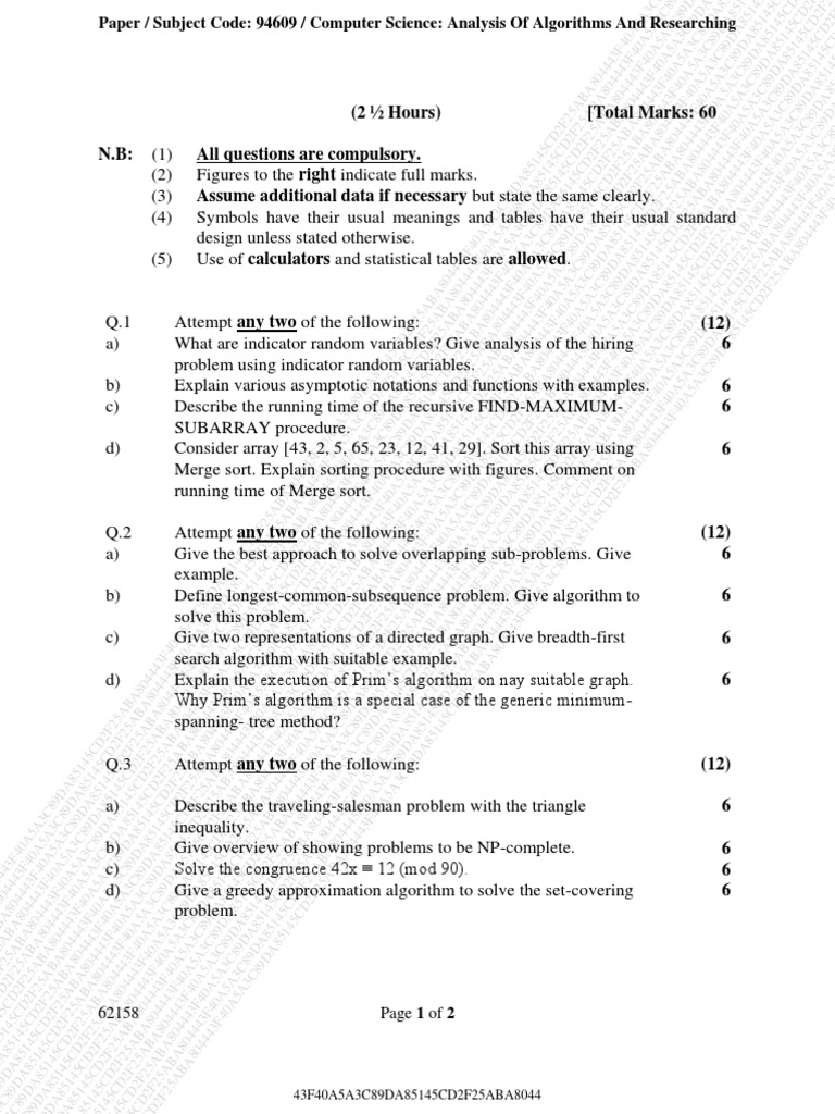 fh2019 MSC Cs Sem 1 | PDF fh2019 MSC Cs Sem 1 | PDF