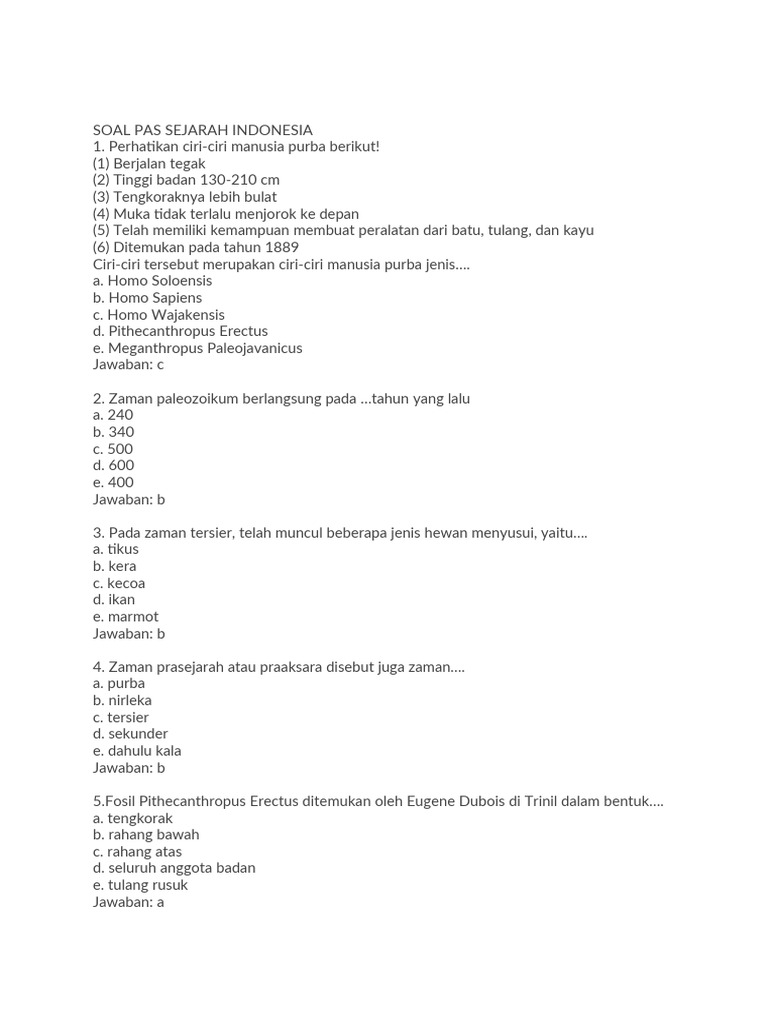 Tempat Ditemukannya Kebudayaan Bascon-Hoabin | PDF | Sejarah