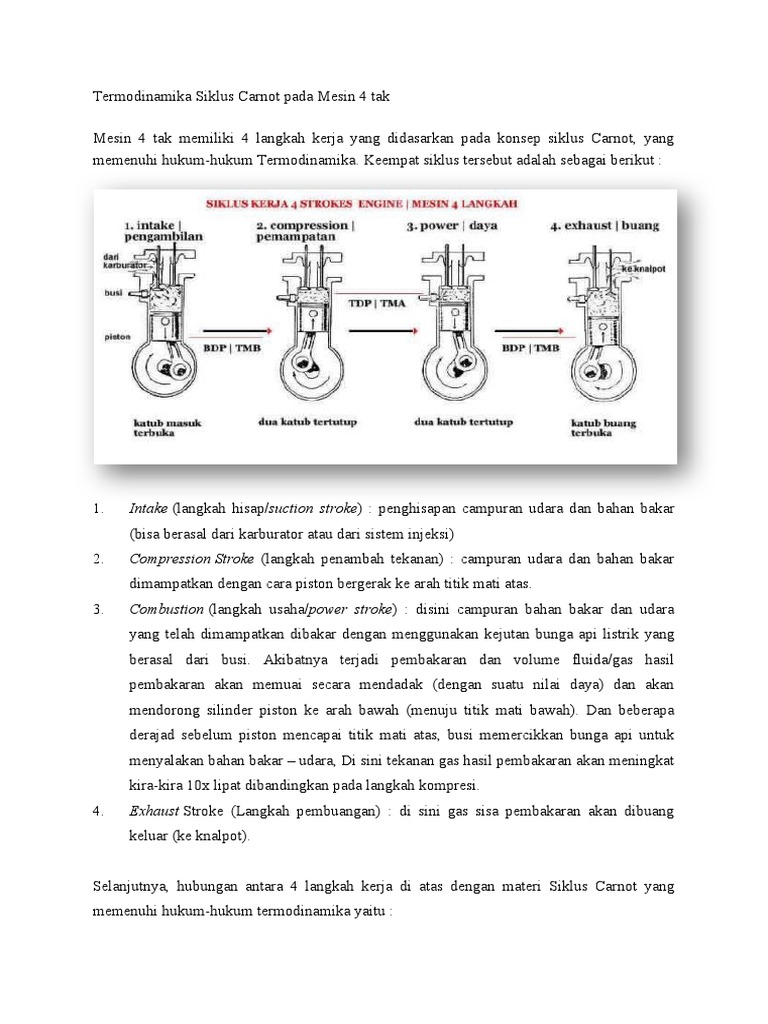 Siklus Carnot pada Mesin 4 Tak | PDF | Komputer