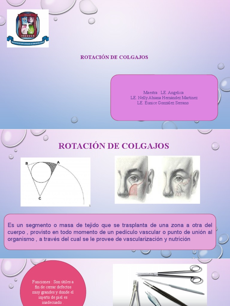 Rotación de Colgajos | PDF | Cirugía | Especialidades Medicas