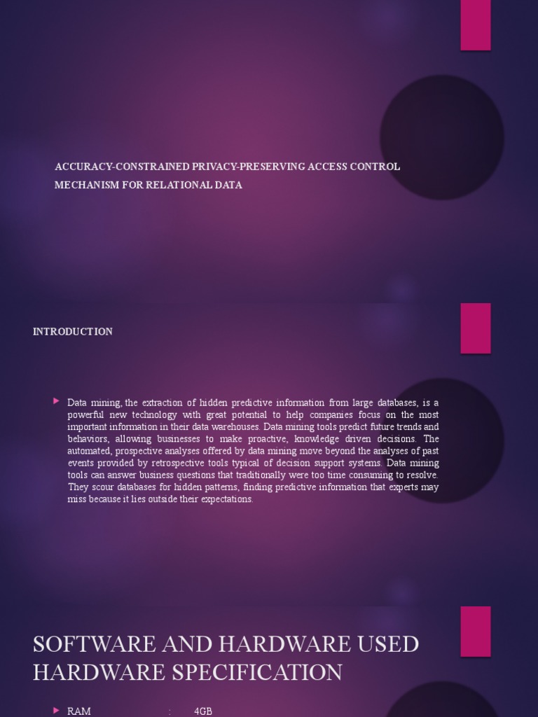 Accuracy-Constrained Privacy-Preserving Access Control Mechanism For ... Accuracy-Constrained Privacy-Preserving Access Control Mechanism For ...