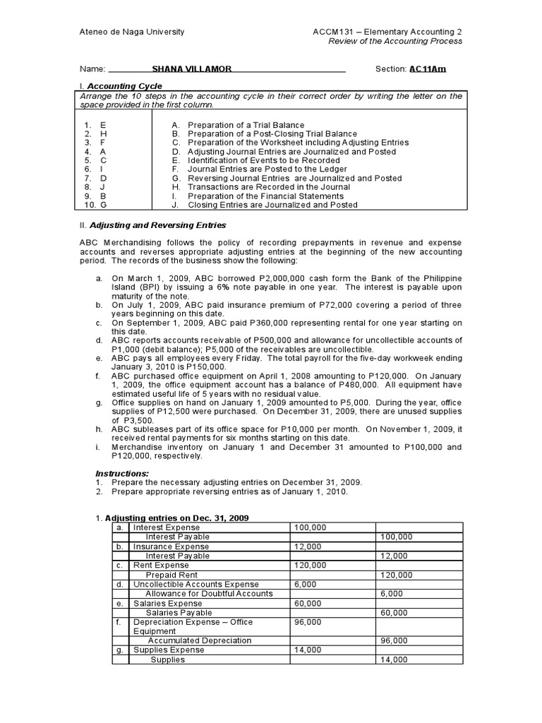 Classwork 1 | Download Free PDF | Debits And Credits | Expense