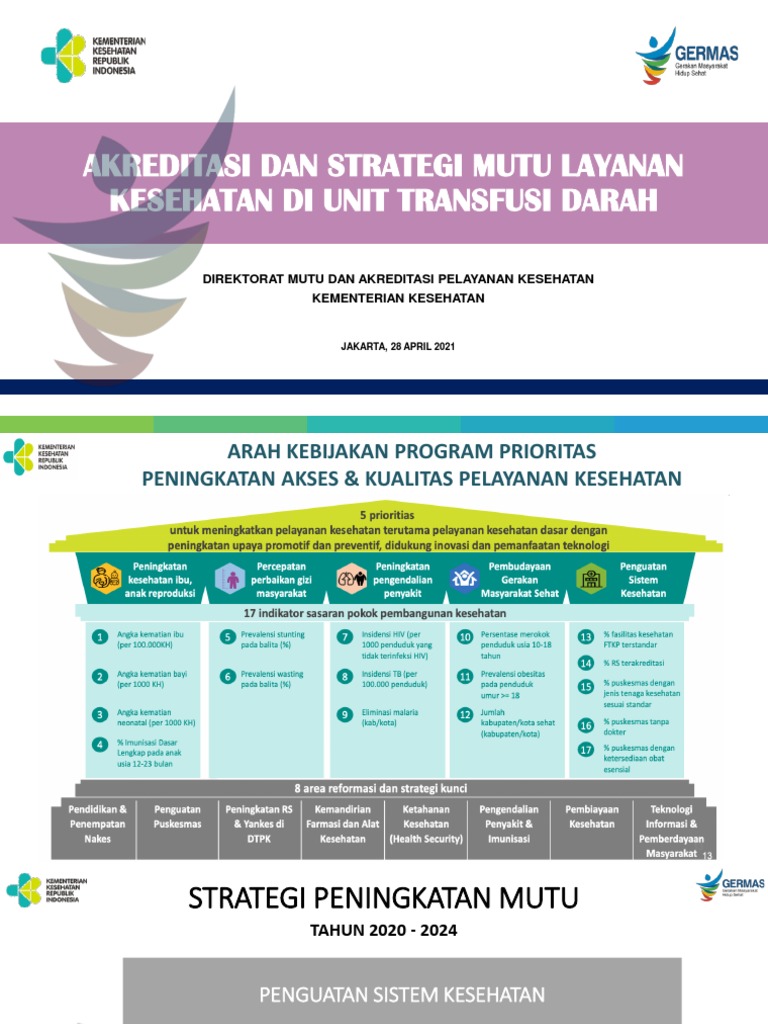 Akreditasi Dan Mutu Yan Darah, MAY | PDF