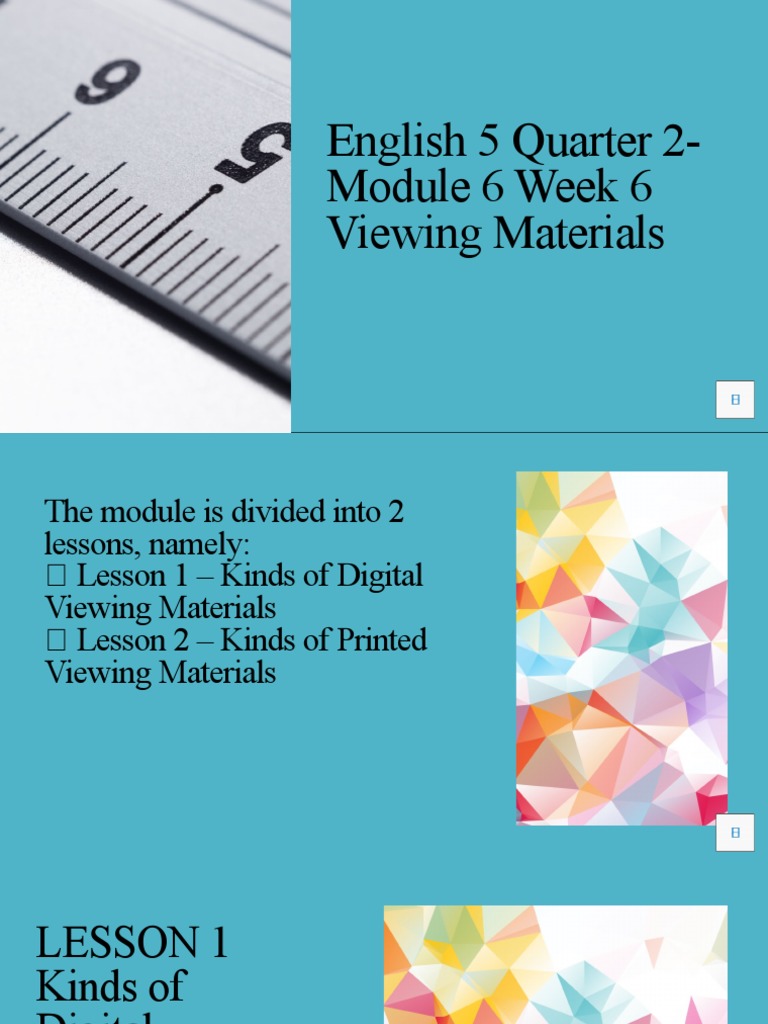 Digital & Printed Viewing Materials | PDF | Computer Monitor | Tablet ...