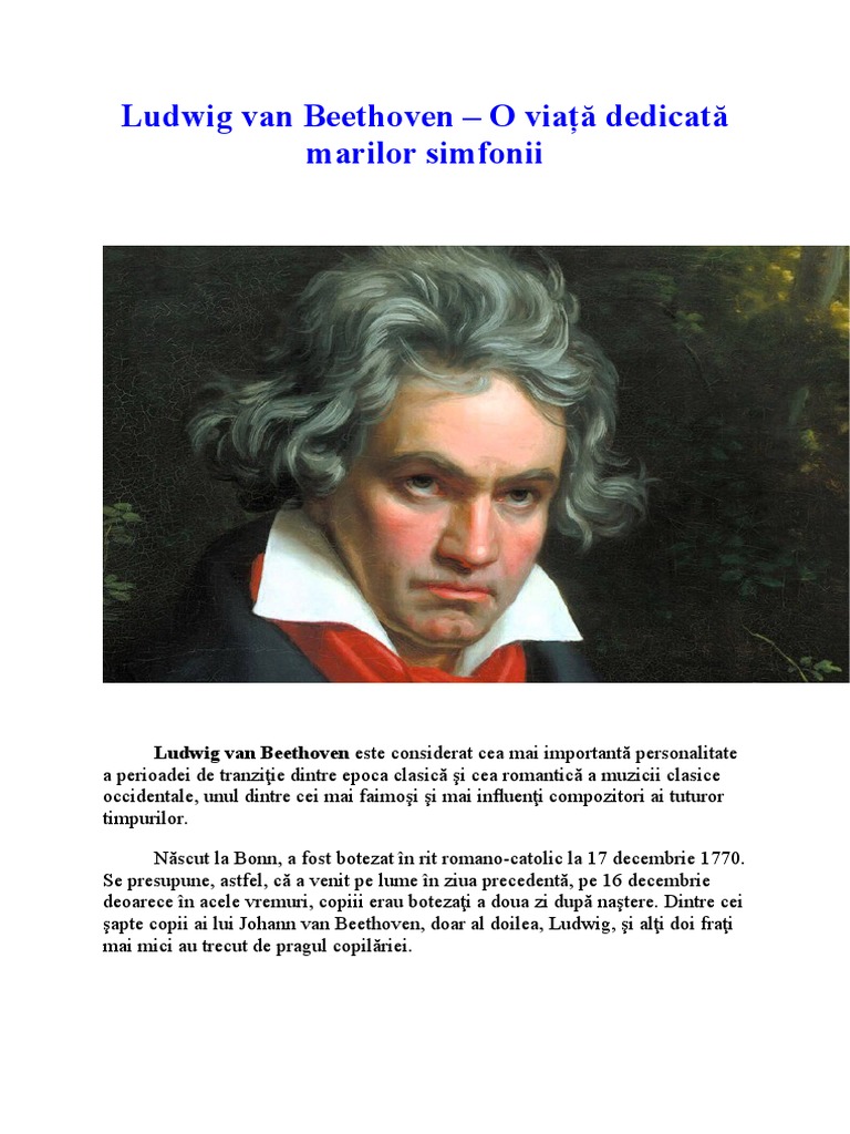Ludwig Van Beethoven | PDF