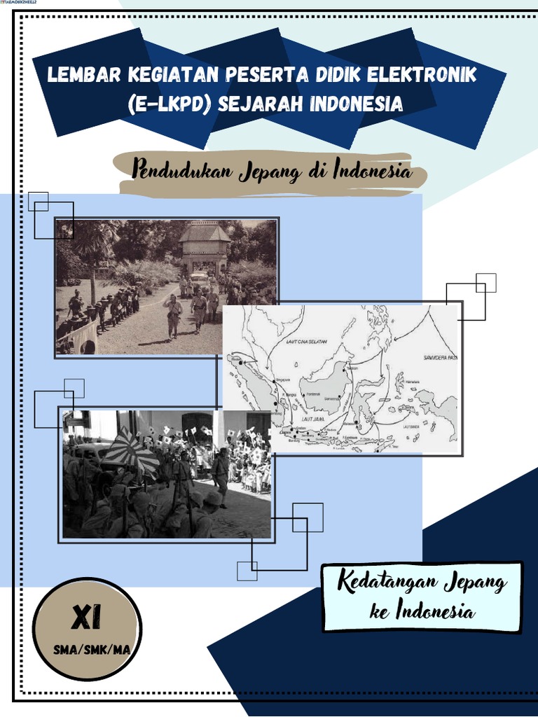 Pendudukan Jepang Di Indonesia: Lembar Kegiatan Peserta Didik Elektronik (E-LKPD) Sejarah ...