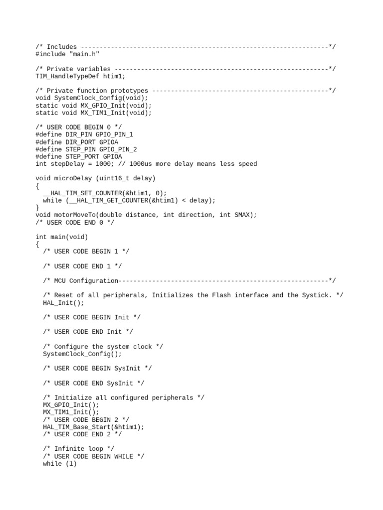Stepper Acceleration | PDF | Computer Programming | Software Development