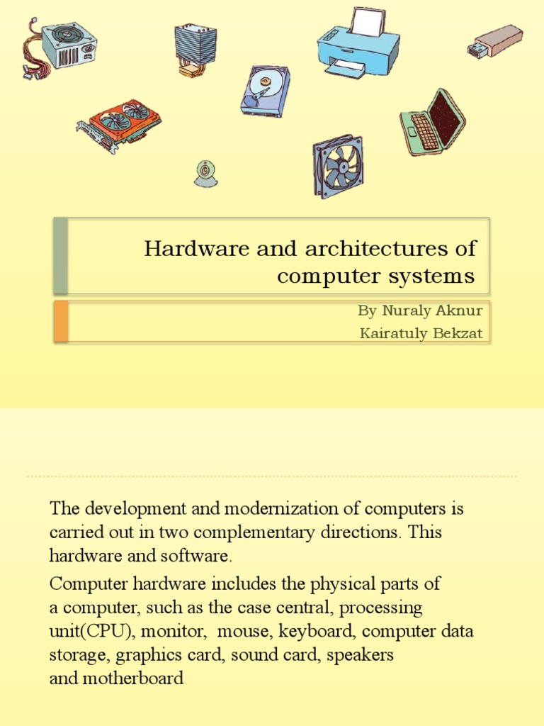 Hardware and Architectures of Computer Systems | PDF