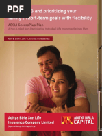 ABSLI Nishchit Aayush Plan Details | PDF | Insurance | Life Insurance